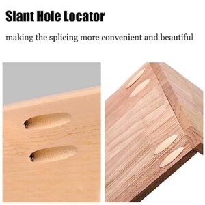 Pocket Hole Jig Kit, Pocket Slant Hole Jig Woodworking Locator Tool for Woodworking Angle Drilling Holes, Angle Carpentry Locator Jig