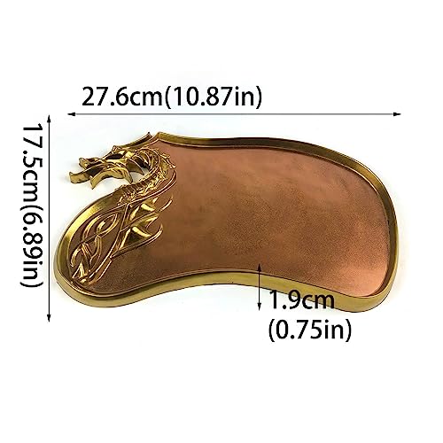 Xidmold Tray Resin Mold, Dragon Shaped Tray Silicone Mold, Epoxy Resin Casting Molds for Jewelry Storage, Fruit Food Dish, Home Decor