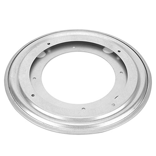 Lazy Susan, Lazy Susan Bearing, Rotating Turntable Bearing Round Swivel Plate Hardware for Kitchen Dining Table(8 inch Galvanized Round Turntable)