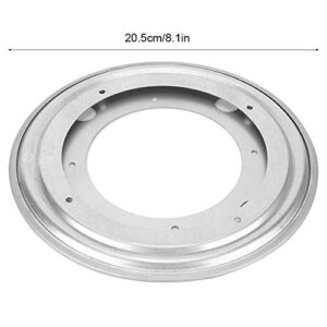 Lazy Susan, Lazy Susan Bearing, Rotating Turntable Bearing Round Swivel Plate Hardware for Kitchen Dining Table(8 inch Galvanized Round Turntable)