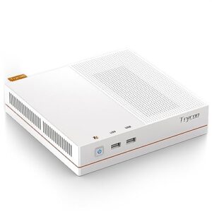 trycoo hi-3 mini desktop computers, 16gb ram 512gb m.2 ssd mini pc,intel core i5-11300h cpu and geforce mx450 graphics, support 4k uhd/hdmi 2.0/lan/dual wi-fi 6