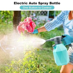 0.8 Gallon/3L Electric Spray Bottle Plant Mister, VAXMAY Electric Sprayer with Adjustable Mist Nozzle and Extension Spout, USB Rechargeable Continuous Spray Bottle for Plants, Fertilizing, Cleaning