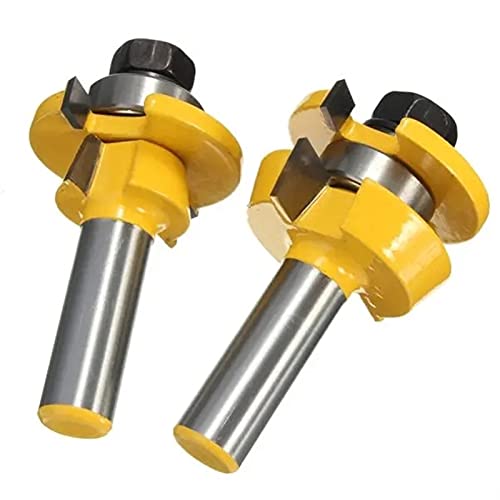 RB11 Shaker Bevel Rail and Stile Glue Joint Router Bit for Cabinet Door 1/2 Inch Router Bits for Professional Woodworker