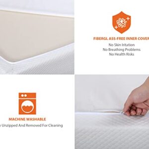 HWGEBY 10 Inch Queen Matress in a Box, Memory Foam Mattress Certipur US Certified, Medium Firm Mattress for Sleep and Pressure Relief