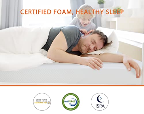 HWGEBY 10 Inch Queen Matress in a Box, Memory Foam Mattress Certipur US Certified, Medium Firm Mattress for Sleep and Pressure Relief