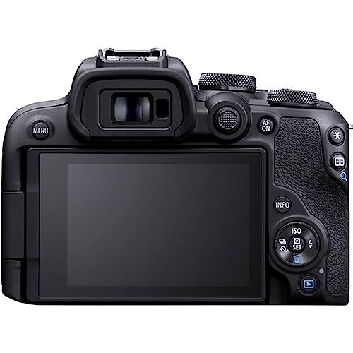 Canon EOS R10 Mirrorless Camera with Canon RF-S 18-45mm f/4.5-6.3 is STM Lens + 2X 64GB Memory Cards + Accessories Including: Case, Card Reader & More (Renewed)