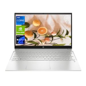 hp 2023 pavilion laptop, 15.6” fhd touchscreen display, intel core i7-1355u processor, nvidia geforce mx550, 32gb ram, 2tb ssd, fp reader, backlit kb, wi-fi 6, webcam, hdmi, windows 11 home, silver