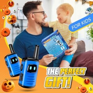 Kids Walkie Talkies Toys for Boys: comedyfun Mini Robots Walkies Talkies 2 Pack Christmas Birthday Gifts for 3 4 5 6 Year Old Boys Toys for 3 4 5 6-8 Year Old Boy Camping Hiking Outdoor Games