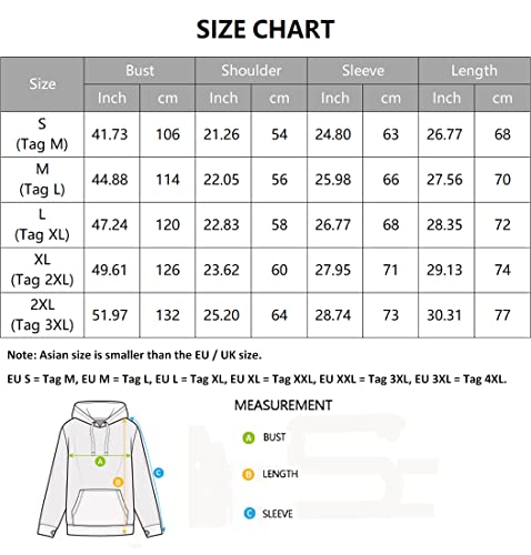 WINKEEY Unisex Lucky Me I See Ghosts Sweatshirt Rapper Long Sleeve Hip Pop Hooded Hoodie for Women (XL,Space)