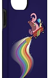 iPhone 14 Pro Max Disney and Pixar Inside Out Bing Bong and Joy Rainbow Case