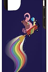 iPhone 14 Pro Max Disney and Pixar Inside Out Bing Bong and Joy Rainbow Case