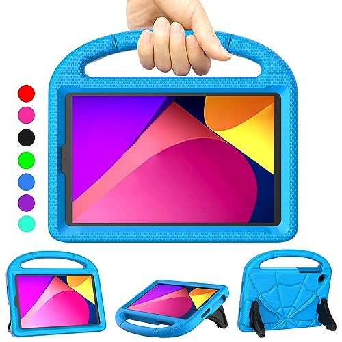 TCL Tab 8 LE Case for Kids(Model: 9137W, 2023 Released), Lainergie Lightweight Shockproof Kids Friendly Cover with Handle Kickstand for TCL Tab 8 LE Model: 9137W/ TCL Tab 8 WiFi Model: 9132X - Blue