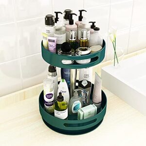 2 Tier Lazy Susan Organizer for Kitchen,Turntable for Cabinet,Turntable Organizer for Cabinet Pantry Table Organization