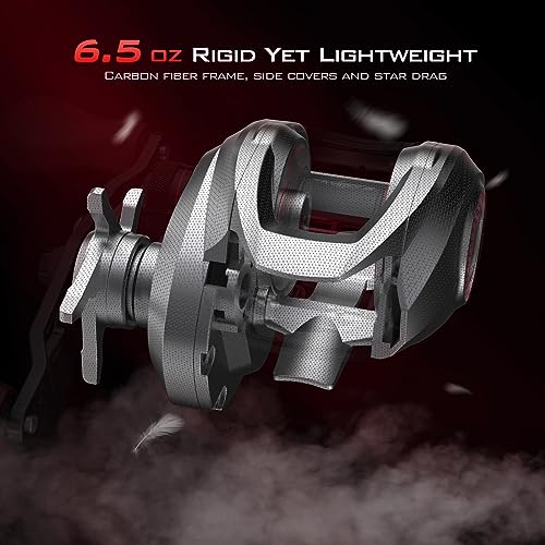 KastKing Sharky III Baitcasting Reel, Gear Ratio 7.2:1, Right Handed