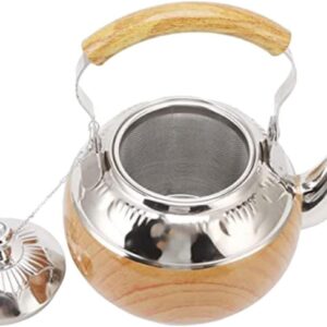 Yardwe stainless steel teapot pour over coffee kettle water boiling pot stovetop tea kettle water boiling kettle boiling water kettle stainless steel water kettle honk office with handle