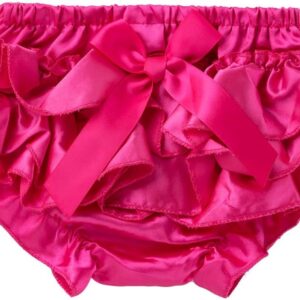 OIEU Infant Girls Bow Shorts Newborn Summer Bowknot Ruffle Solid Colour Bottoms Pants Cute Clothes