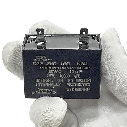 W10350564 Compatible with Whirlpool Refrigerator Run Capacitor WPW10350564