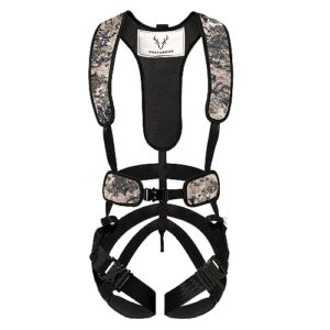 qogir tree stand harness, lightweight hunter safety harness for tree-stand hunting, adjustable tree stand safety harness, durable hunting harness, comfortable safe all-season great mobility