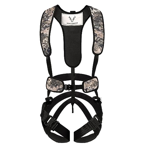 QOGIR Tree Stand Harness, Lightweight Hunter Safety Harness for Tree-Stand Hunting, Adjustable Tree Stand Safety Harness, Durable Hunting Harness, Comfortable Safe All-Season Great Mobility