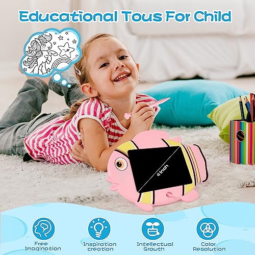 rivoeis 9 Inch LCD Writing Tablet Toddler Toys, Learning Doodle Board Drawing Pad for Kids, Drawing Board Toy Christmas Birthday Gifts, Drawing Tablet for Girls Boys