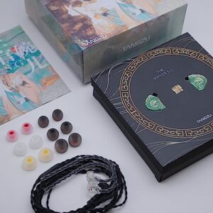 HIFICAT Tangzu WANER SG Jade Green 10mm Dynamic Driver in-Ear Earphone，PET Diaphragm HiFi IEM