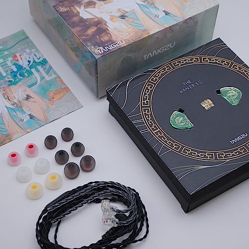 HIFICAT Tangzu WANER SG Jade Green 10mm Dynamic Driver in-Ear Earphone，PET Diaphragm HiFi IEM