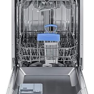 Summit Appliance DW186NTADA 18" Wide Built-In Dishwasher, Stainless Steel Door, ADA Compliant, Energy Star Certified, Top Touch Panel, Removable Cutlery Basket