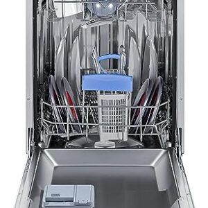 Summit Appliance DW186NTADA 18" Wide Built-In Dishwasher, Stainless Steel Door, ADA Compliant, Energy Star Certified, Top Touch Panel, Removable Cutlery Basket