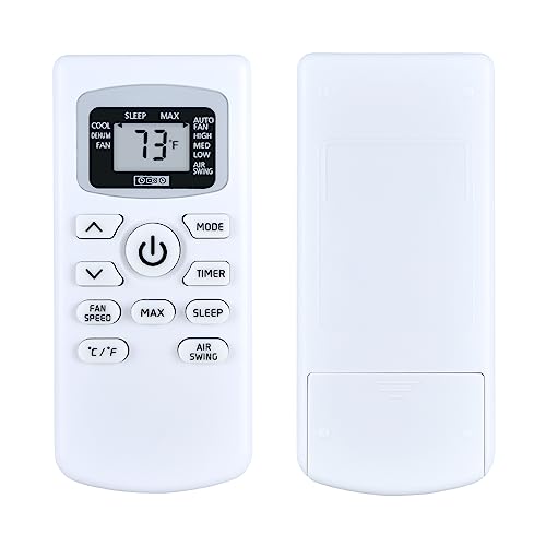 New Replacement AC Remote Control Compatible for Black+Decker Air Conditioner BPACT10HWT BPACT10WT BPACT12H BPACT12HWT BPACT12WT BPACT14HWT BPACT14WT BPACT08WT BPACT08