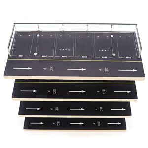 4-Tiers Garage Display Case 1/64 Car Garage Model Realistic Parking Lot Backdrop Display Scene Model Clear Parking Spaces