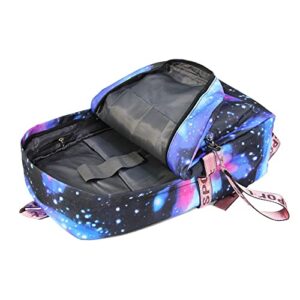 Duuloon Student Casual Daypacks Canvas Bookbag for Teen-Five Nights at Freddy's Multifunction Knapsack with USB Charging Port