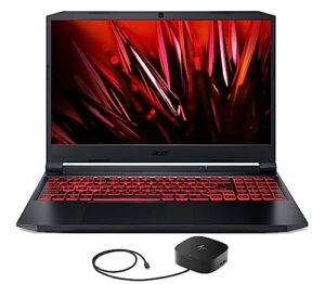 acer nitro 5 an515-57 gaming & business laptop (intel i7-11800h 8-core, 8gb ram, 512gb sata ssd, geforce rtx 3050 ti, 15.6" 144hz full hd (1920x1080), wifi, win 11 pro) with g2 universal dock