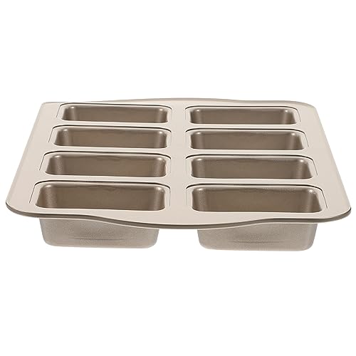 RORPOIR Cake Mold Cake Baking Pans Sandwich Buns Mini Tools Sandwich Loaf Tin 8 Cavity Brownie Pans Carbon Steel Bread Pan Oven Bread Pan Kitchen Cake Pan Loaf Pans Cheese Muffin Pie Toast