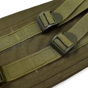 A.L.I.C.E Kidney Belt and Alice Kidney pad with Strap belt/tactical belt/Hip Belt/Kidney belt for framed rucksack LC-2/ALICE Pack olive green