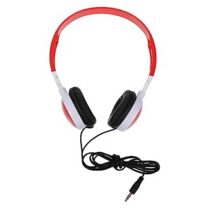 lightaotao kids wired headphones 1pc headphones over-ear headphones boys headphones for noise canceling earbuds headphone foldable stereo headphones abs red music children headset