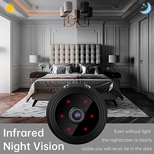 Mini Spy Camera Hidden Camera Video,Wireless WiFi Camera, Night Vision Motion Detection, 1080P Home Security Camera Nanny Cam Pet Camera Baby Camera