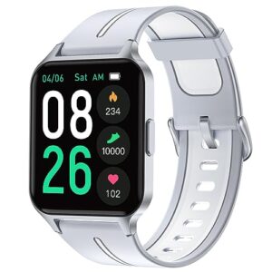 smart watch for women men, fitness tracker with heart rate monitor, blood oxygen, sleep tracking, calories step counter fitness watch ip68 waterproof smartwatch compatible with ios android phones