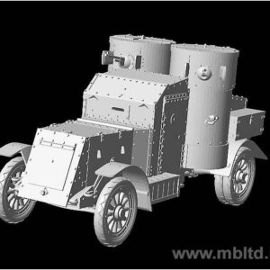 Master Box MB72008 1/72 British Austin Mk.4 Armored Car with Hotchkiss Machine Gun Plastic Model