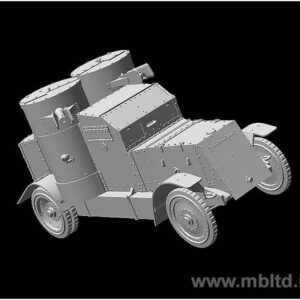 Master Box MB72008 1/72 British Austin Mk.4 Armored Car with Hotchkiss Machine Gun Plastic Model