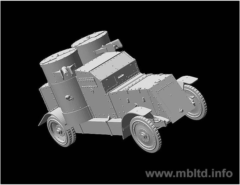 Master Box MB72008 1/72 British Austin Mk.4 Armored Car with Hotchkiss Machine Gun Plastic Model