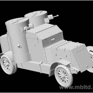 Master Box MB72008 1/72 British Austin Mk.4 Armored Car with Hotchkiss Machine Gun Plastic Model