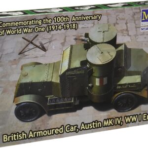 Master Box MB72008 1/72 British Austin Mk.4 Armored Car with Hotchkiss Machine Gun Plastic Model