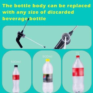 JETASU electric sprayer, garden sprayer you may never have seen, Cola bottle for direct use, USB fast charging with adjustable spout for gardening, Yard, Cleaning