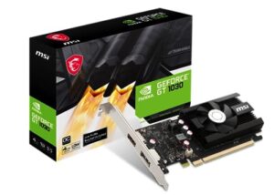 msi gaming geforce gt 1030 4gb gdrr4 64-bit hdcp support directx 12 dp/hdmi single fan oc graphics card (gt 1030 4gd4 lp oc)