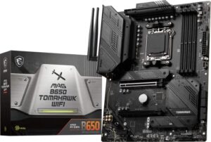 msi mag b650 tomahawk wifi computer gaming motherboard (am5, atx, ddr5, pcie 4.0, m.2, sata 6gb/s, usb 3.2 gen 2, hdmi/dp, wi-fi 6e, amd ryzen 7000 series processors) amd pc motherboards (renewed)