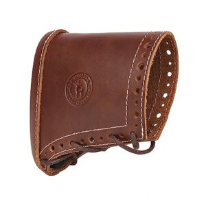 TOURBON Leather Recoil Pad Slip On Adjustable Shotgun Stock Extension Rifle Buttstock Pad