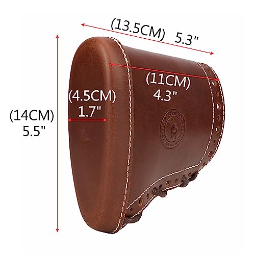 TOURBON Leather Recoil Pad Slip On Adjustable Shotgun Stock Extension Rifle Buttstock Pad