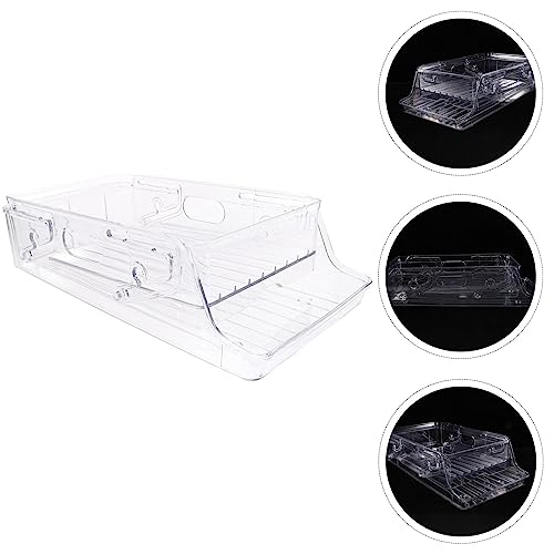 Kichvoe Drink Rack cola Container Drink Container Storage Rack can Organizer Rolling Drink Organizer Multi-Function soda Holder Beverage Can Holder can Drink Holder soda Rack Plastic Small