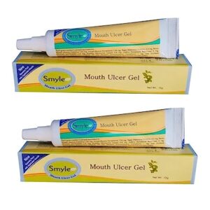 (Pack of 2) Smyle Mouth Ulcer Gel Herbal Treatment Ayurvedic Medicine (10gm) - by shopworld2