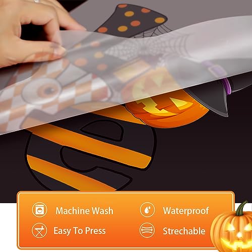 Cysincos Iron on Stickers Heat Transfer Decal Patches Vinyl for T-Shirt Clothing Hat Pillow Backpack DIY Craft Supplies (Halloween-21pcs)